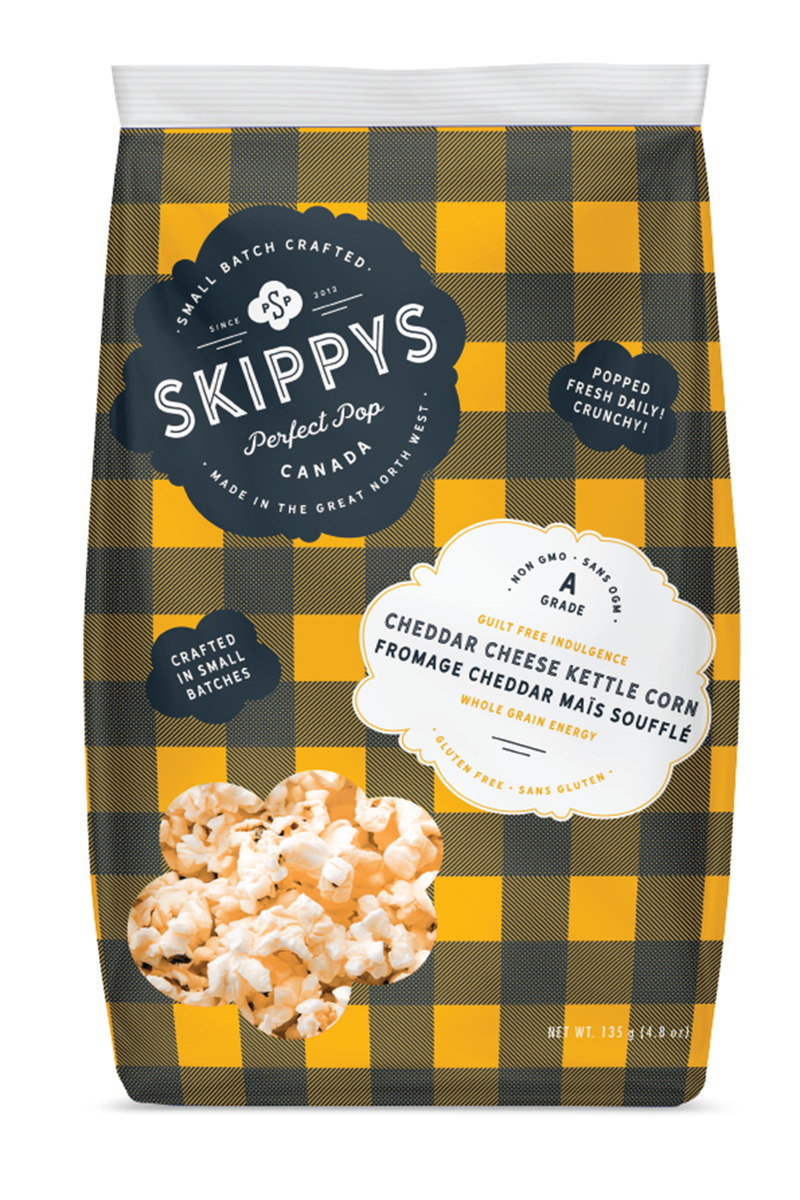 Skippy's Cheddar Cheese Kettle Corn – Snacks Eh
